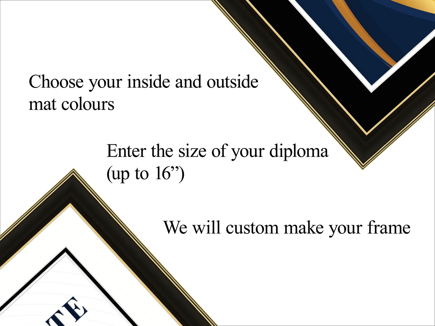 Easy Custom Diploma & Degree Framing – Riveros Art