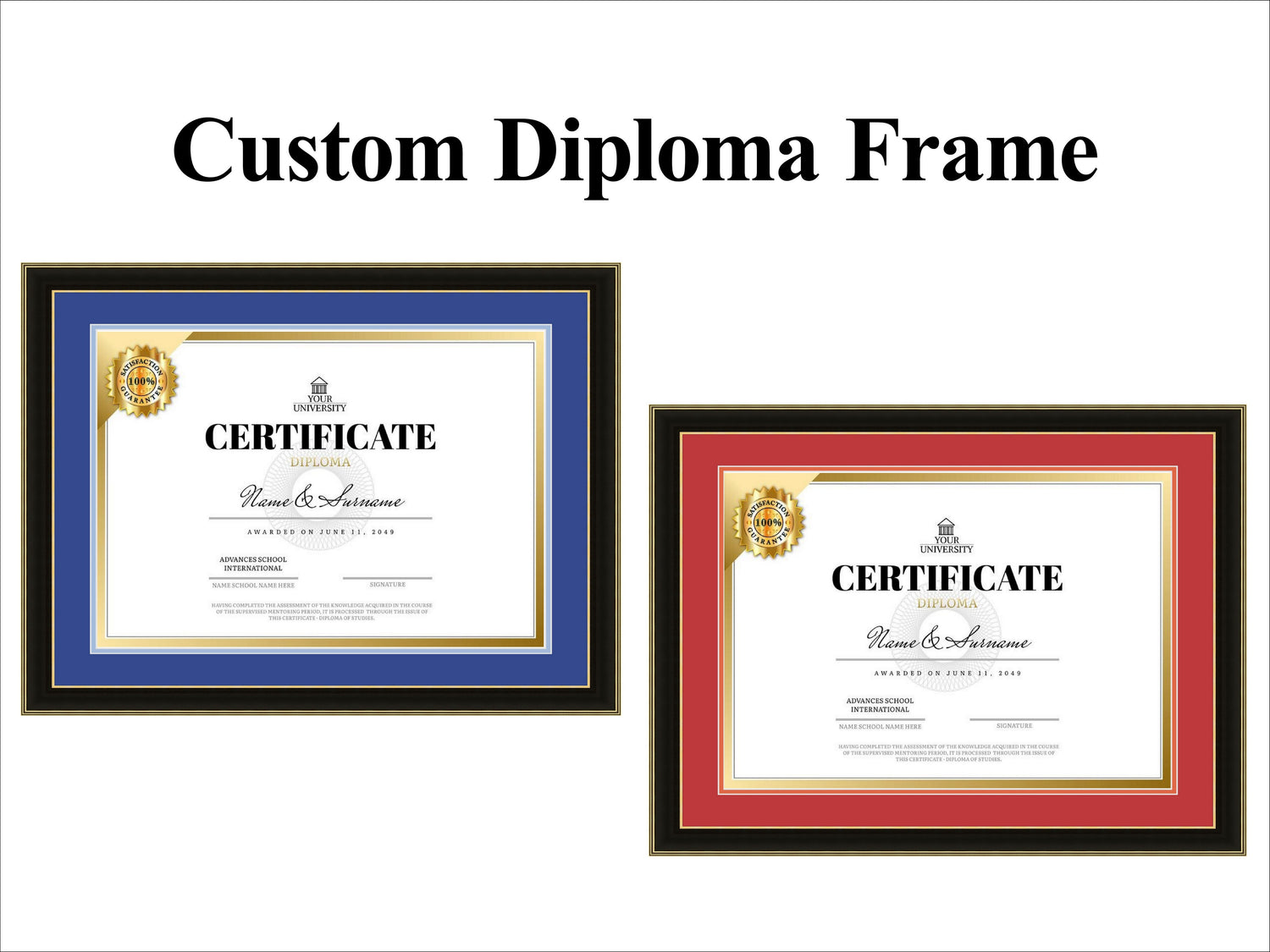 Easy Custom Diploma & Degree Framing – Riveros Art